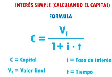 Interés simple (Capital)