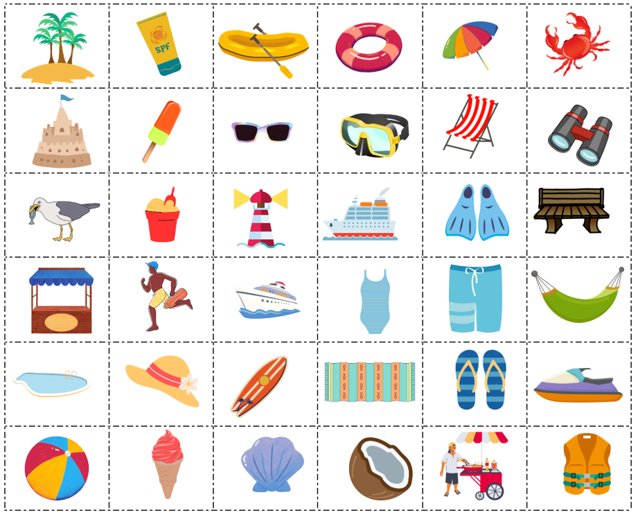 SUMMER - TIC TAC TOE | Genially