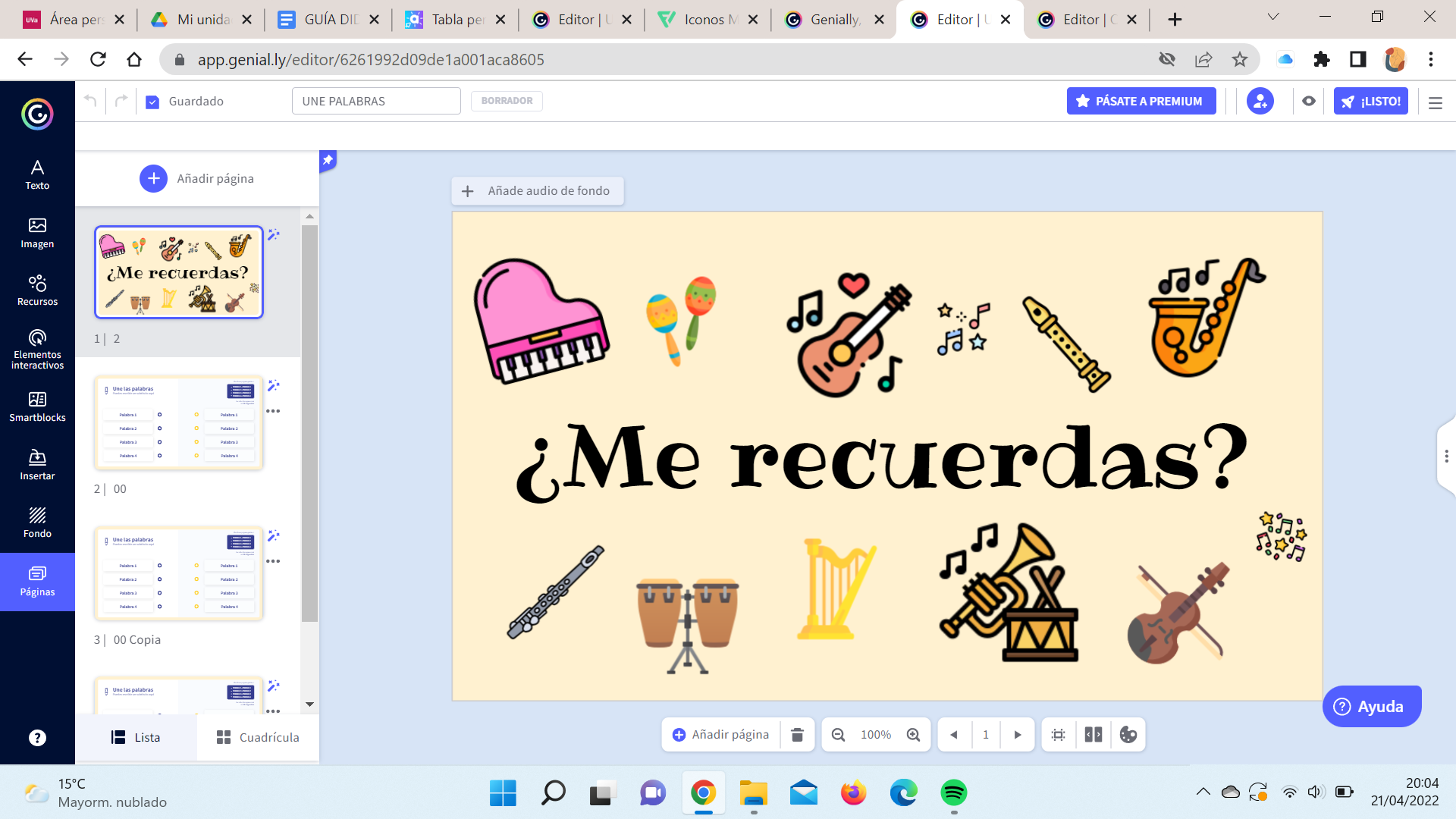 TRIVIAL INSTRUMENTOS | Genially