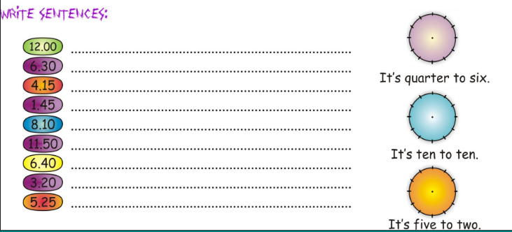 Telling time | Genially