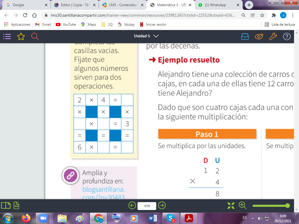 Multiplicación por una cifra | Genially