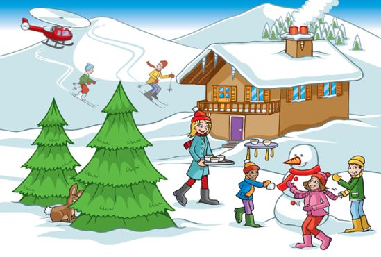 Winter puzzle/spot the differences