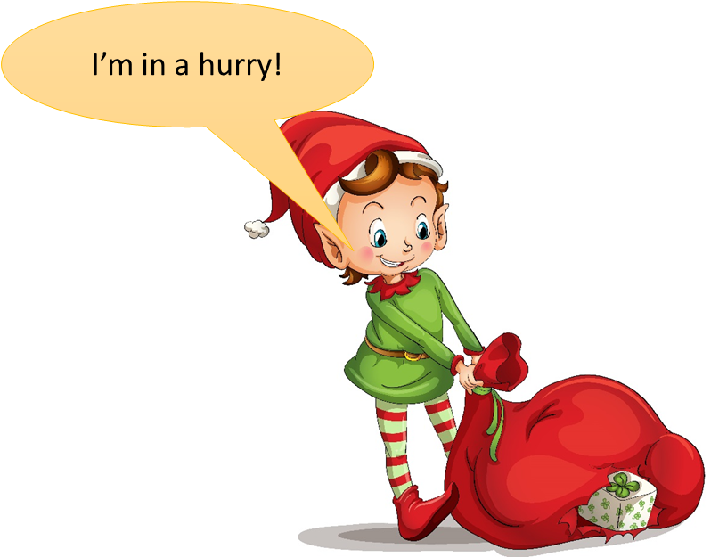 Elves in a hurry (4th)