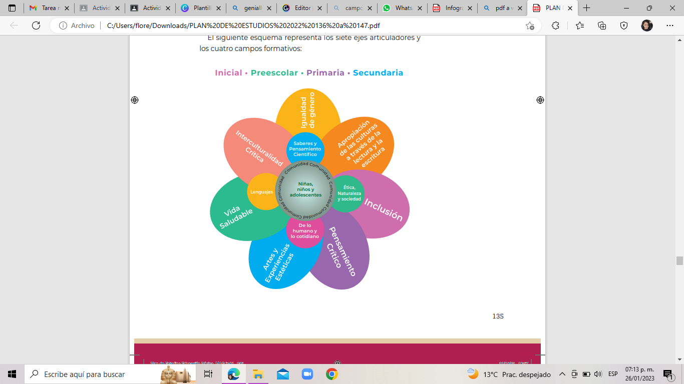 LOS CAMPOS FORMATIVOS | Genially