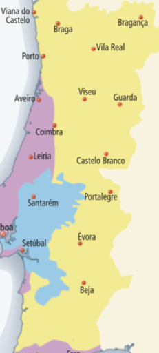 Unidades morfoestruturais de Portugal Continental