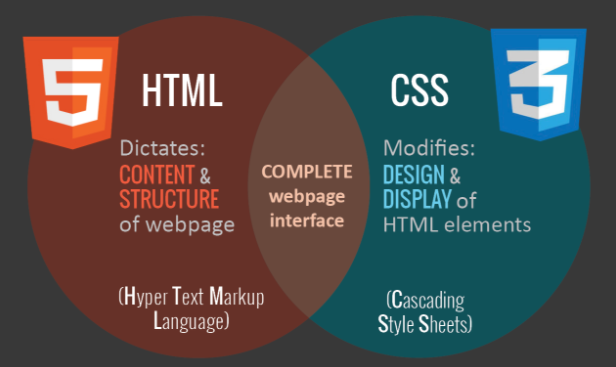 CSS AND HTML DIFFERENCE