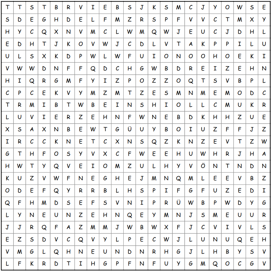 Suchsel - Zahlen 1-20 | Genially