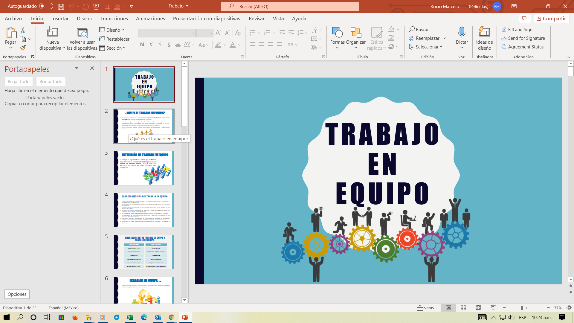 TRABAJO EN EQUIPO 2024 | Genially