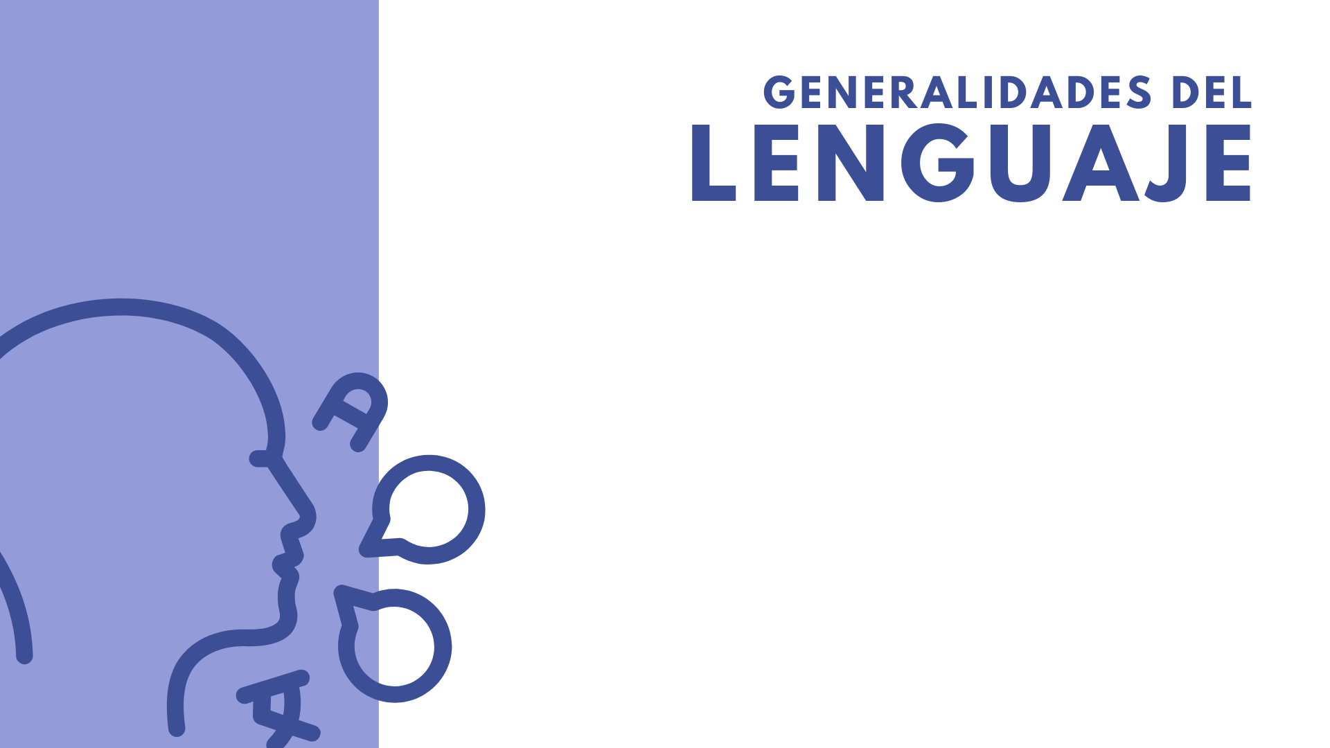 Generalidades del lenguaje | Genially