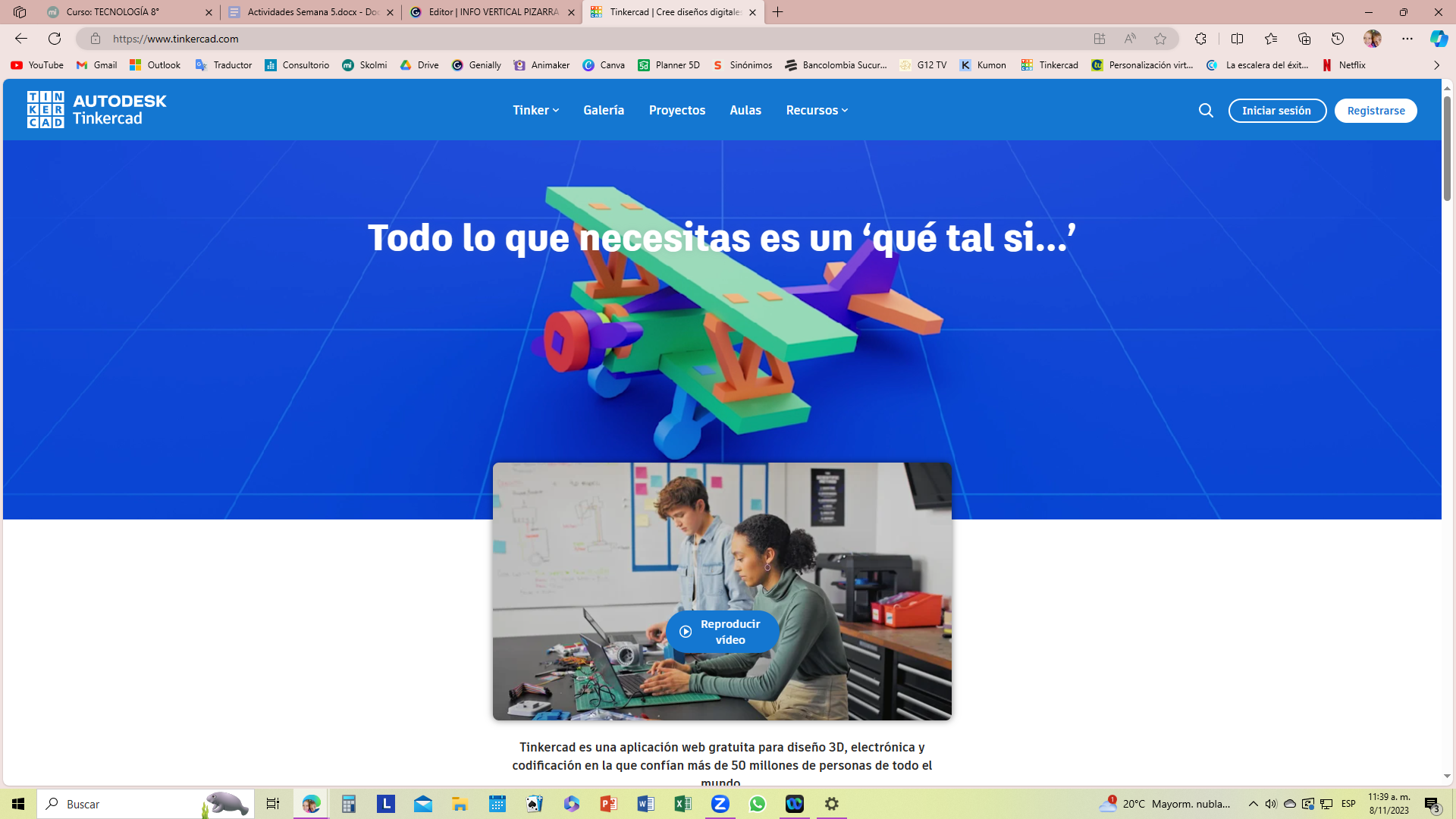 INFO ¿Cómo me registro en Tinkercad? | Genially