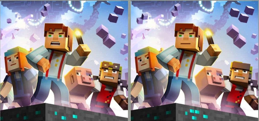 10Find the differences_Minecraft | Genially