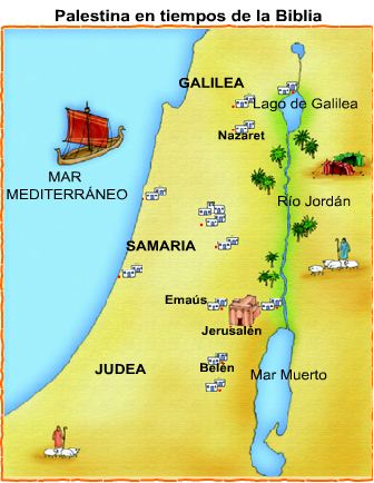 Mapa Palestina
