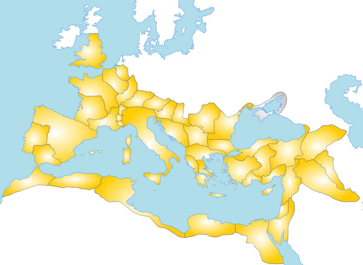 mapa imperio romano