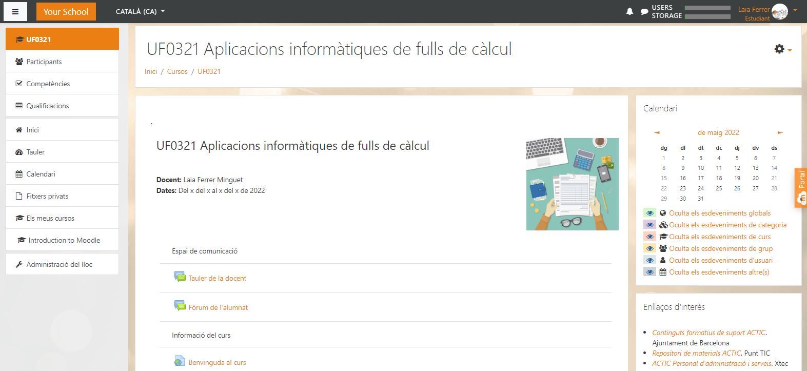 Aula virtual UF0321 | Genially