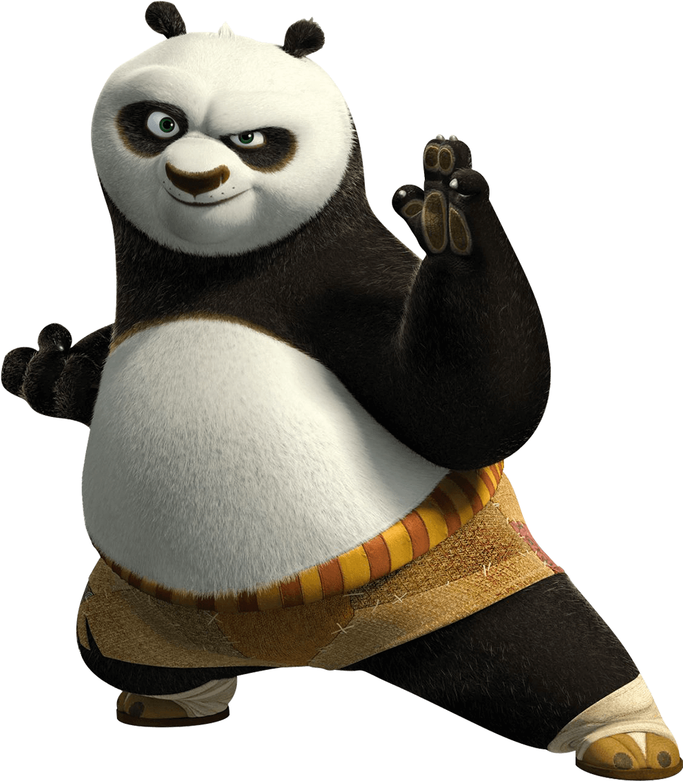 Cartoon Ninja Pandas