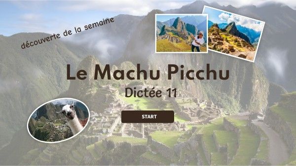 En route pour la dictée ! CM - LES MERVEILLES DU MONDE | Genially