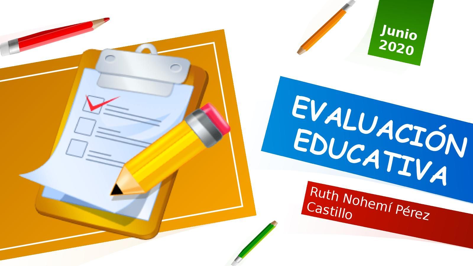 EVALUACION EDUCATIVA | Genially