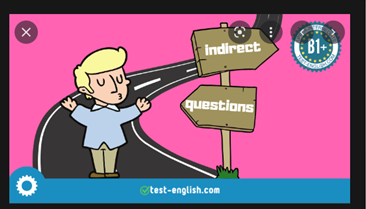 Indirect Question Activity | Genially