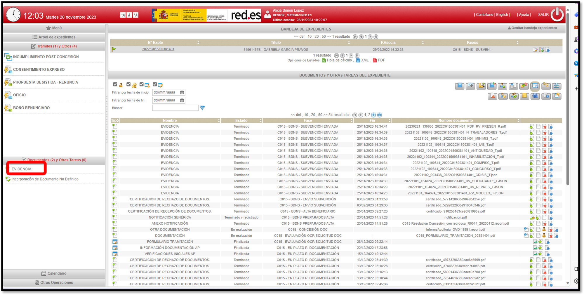 PKD - EVIDENCIAS SEDE MANUALES