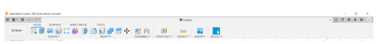 Area de trabajo fusion 360 | Genially