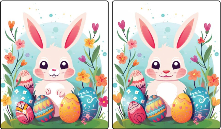 Spot the difference(Easter) | Genially