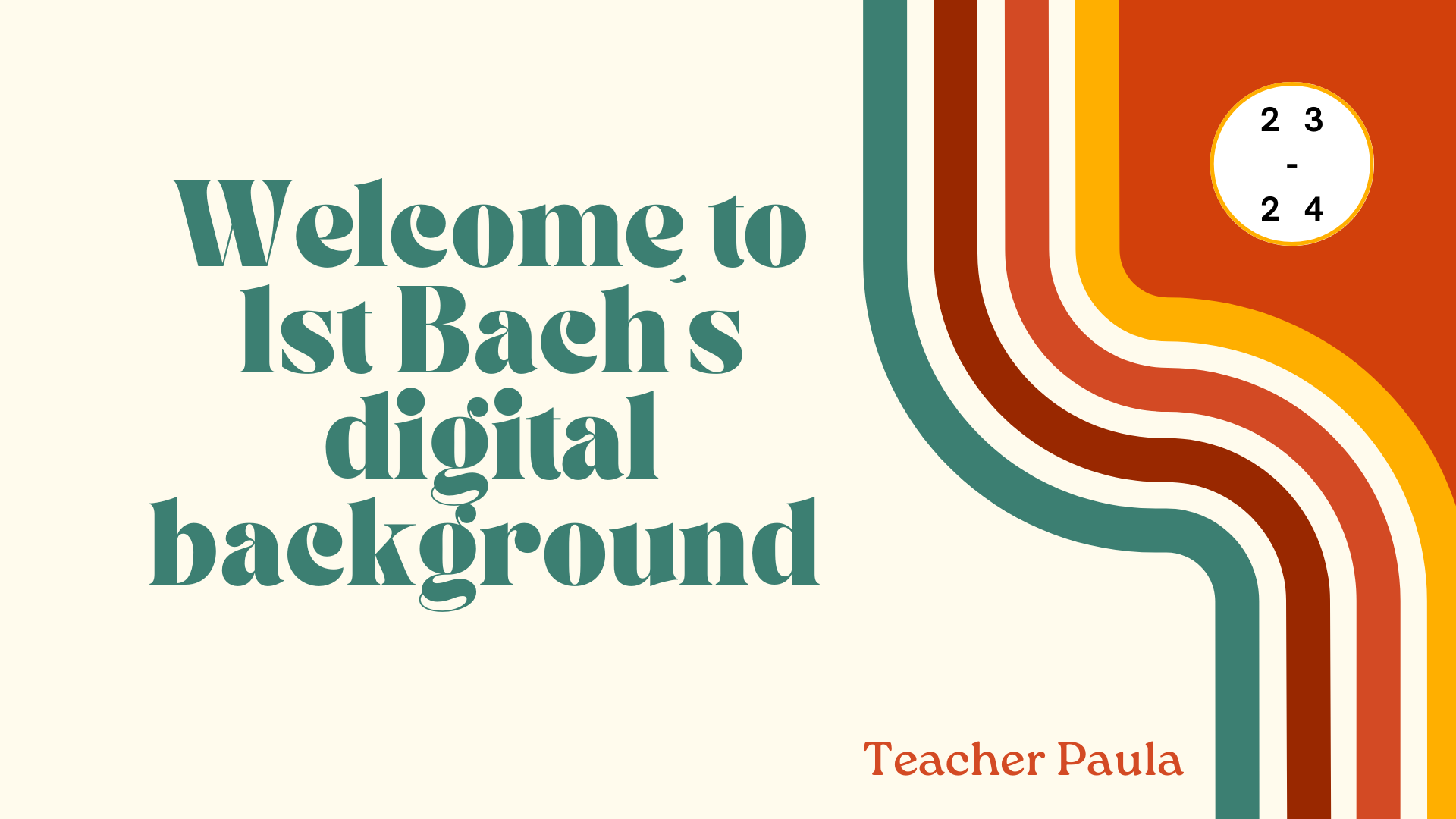 digital background - 1 BACH | Genially