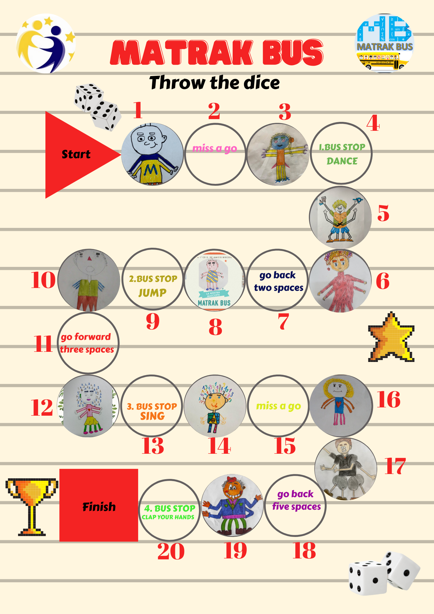 Matrak Bus Math Games | Genially