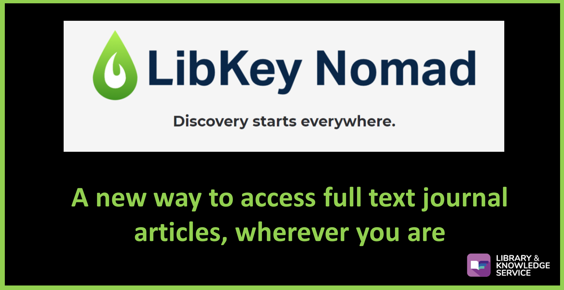 LIBKEY NOMAD | Genially
