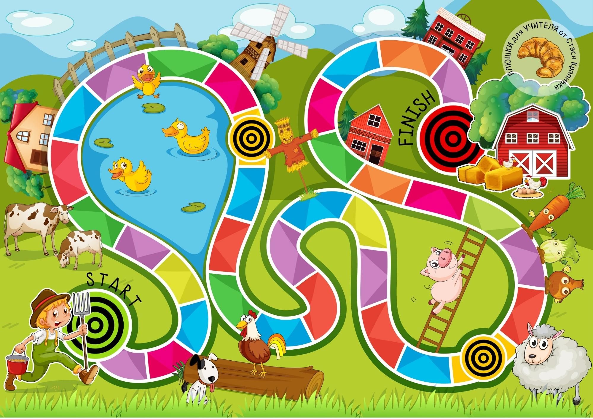 FARM ANIMALS boardgame by Stasya Krapivka | Genially