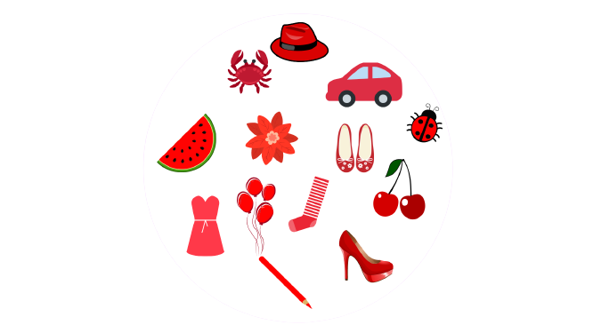 2.Identificamos el color ROJO | Genially