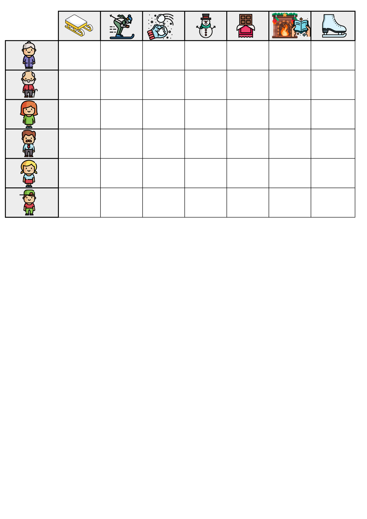 Bataille navale HIVER | Genially