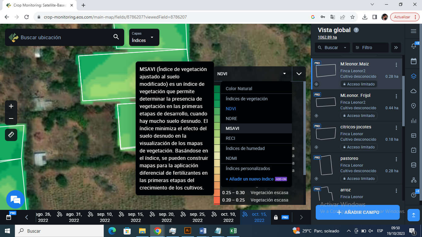 Protocolo de Teledetección | Genially