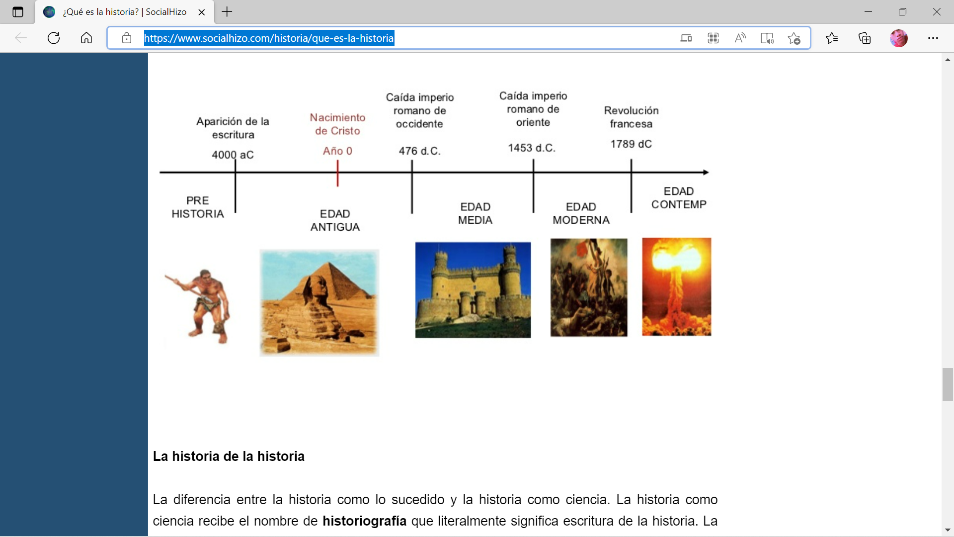PERIODIZACIÓN DE LA HISTORIA | Genially