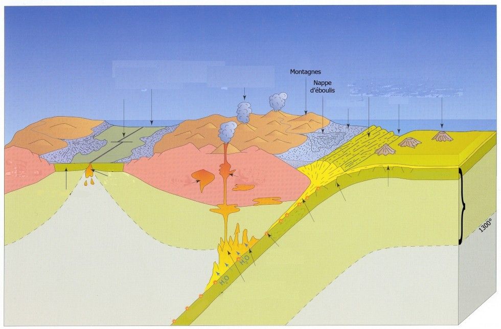 Origine des magmas dans les zones de subduction