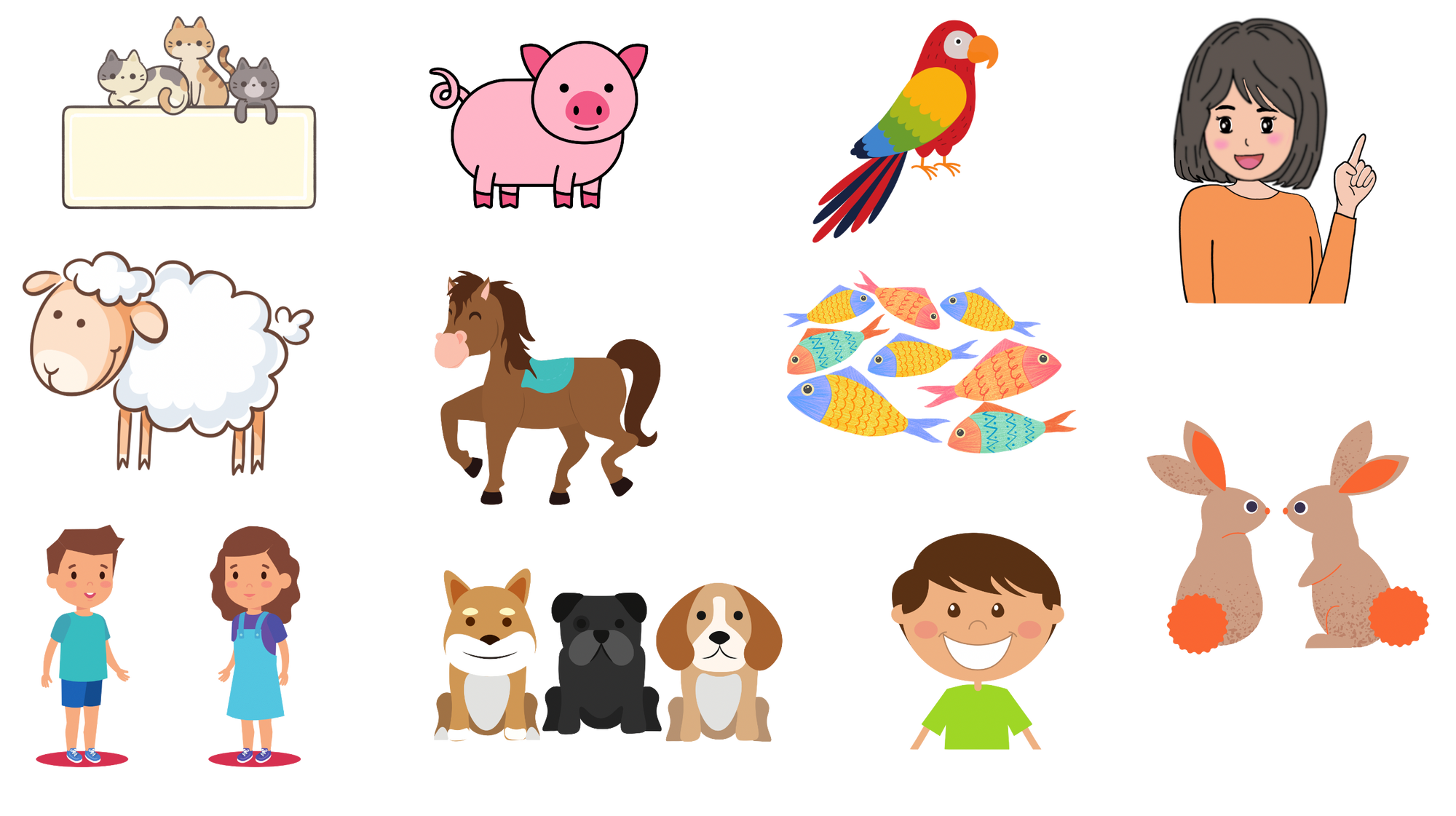 Have got /has got/ animals/body parts