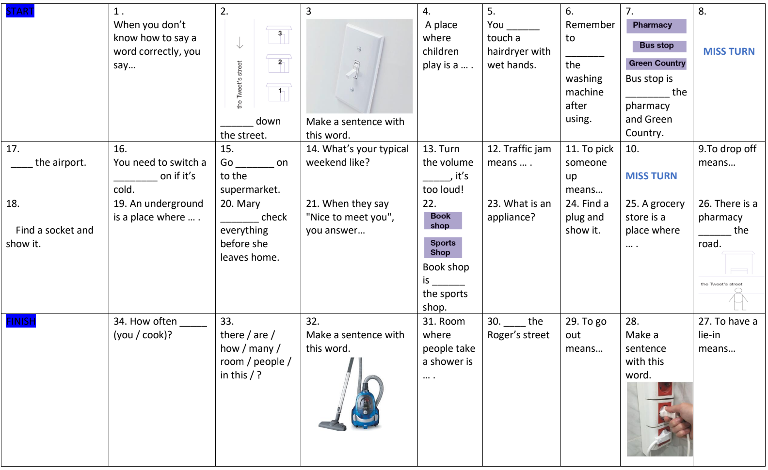 BOARD GAME. A1.1. L15 | Genially