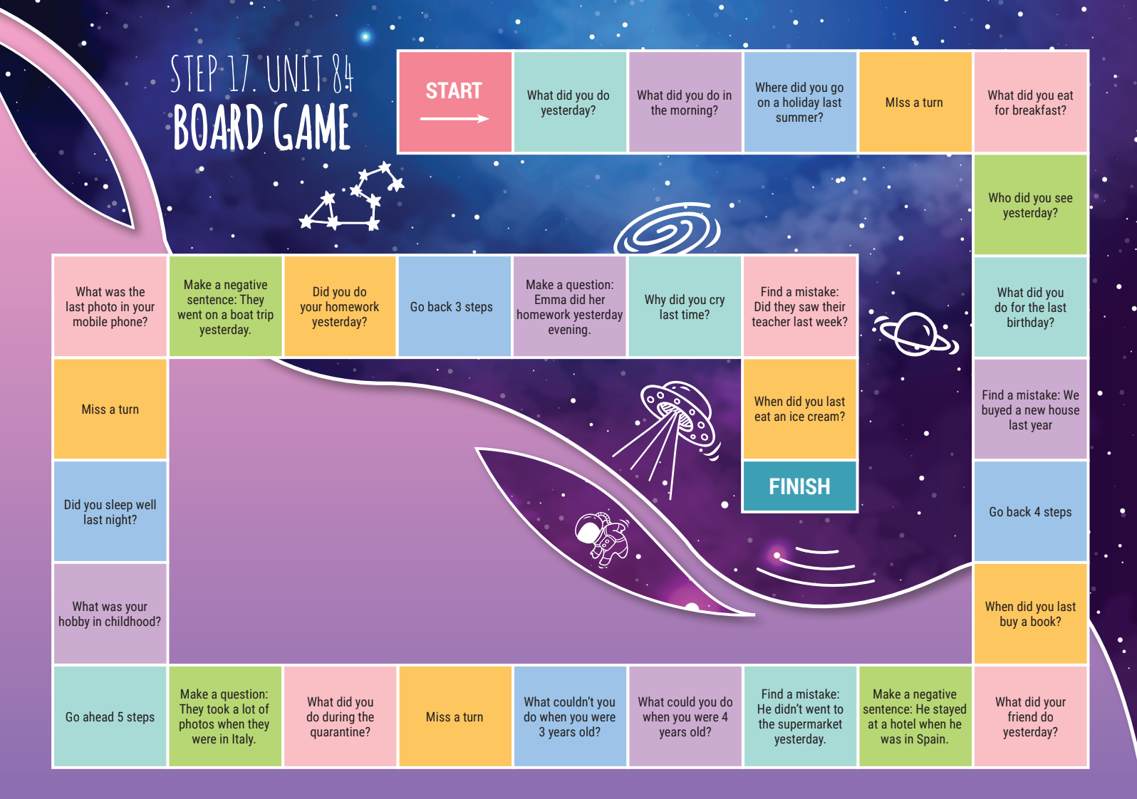 BOARD GAME. Step 17. L13 | Genially