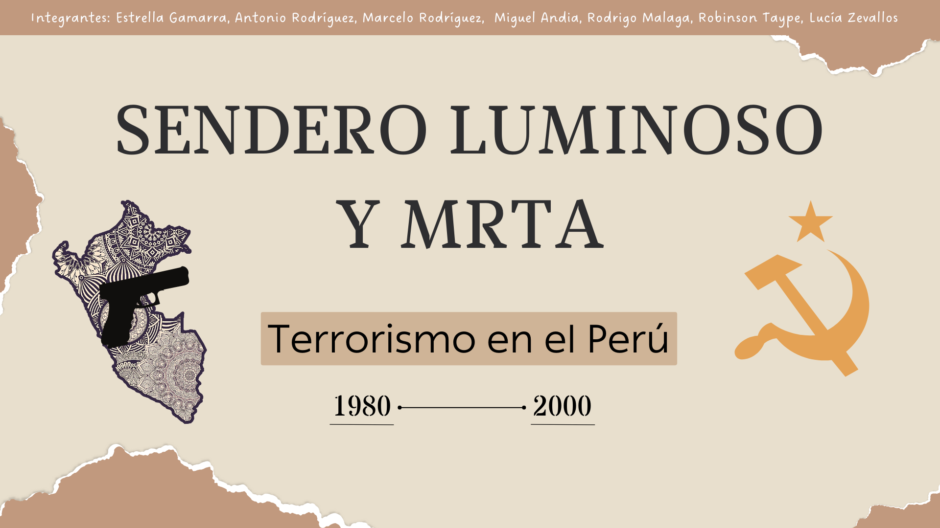 Sendero Luminoso, MRTA | Genially