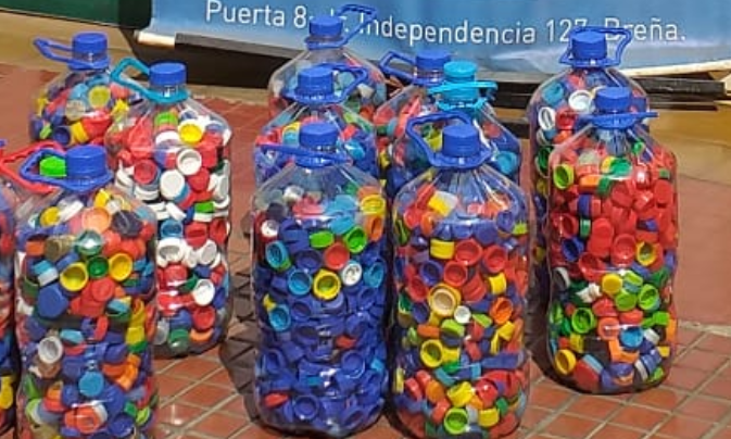 Campaña de donación de tapitas