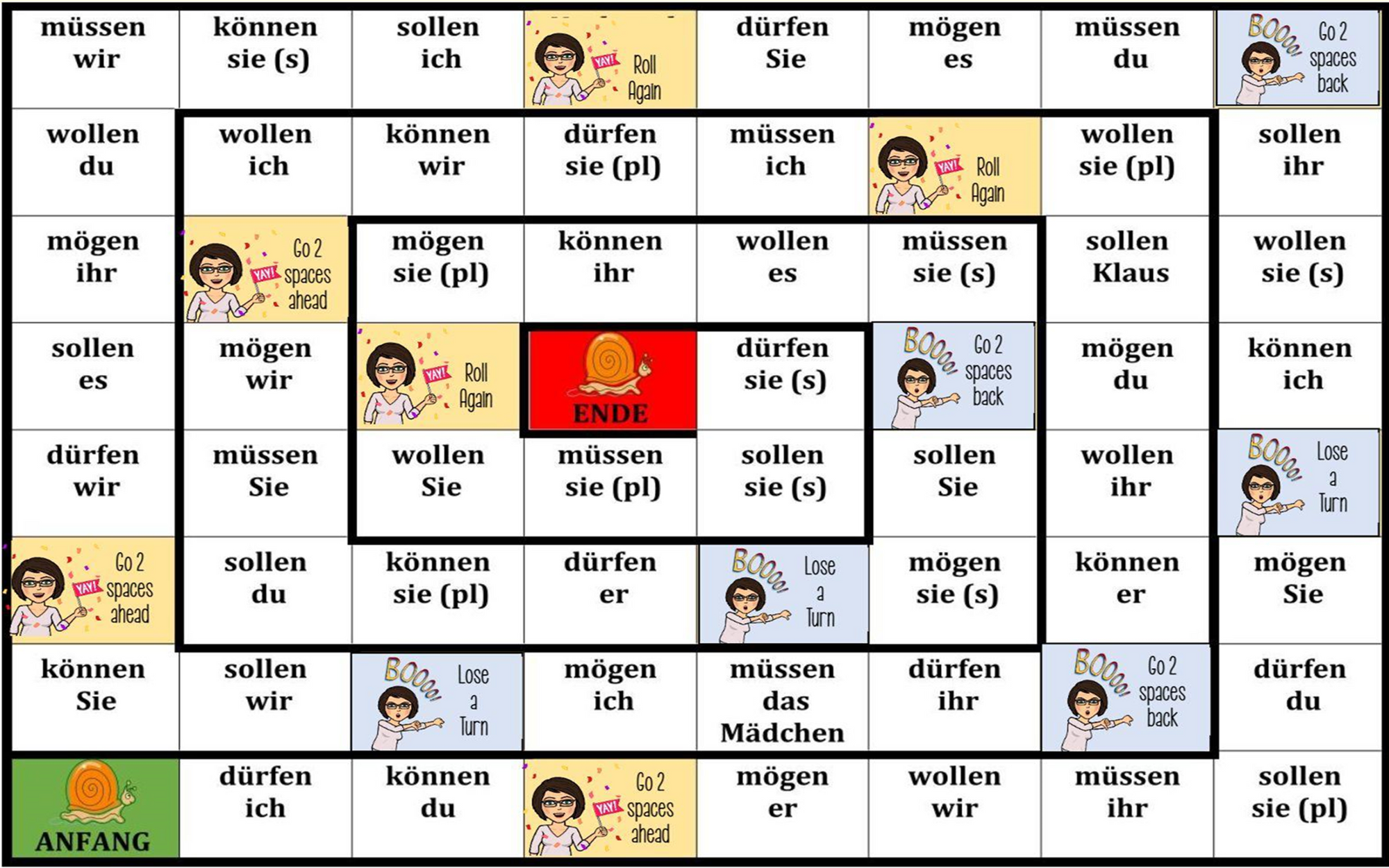 SNAIL GAME MODALS | Genially