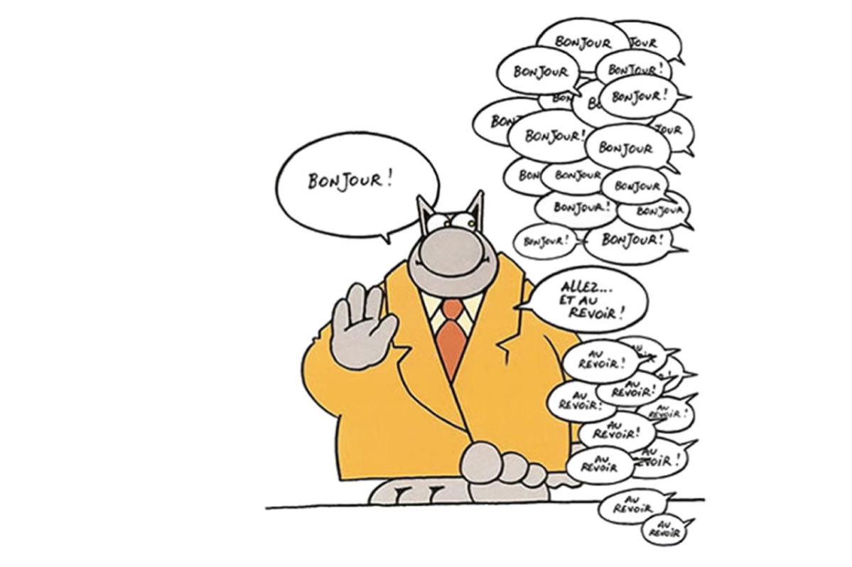 Saluer et prendre congé