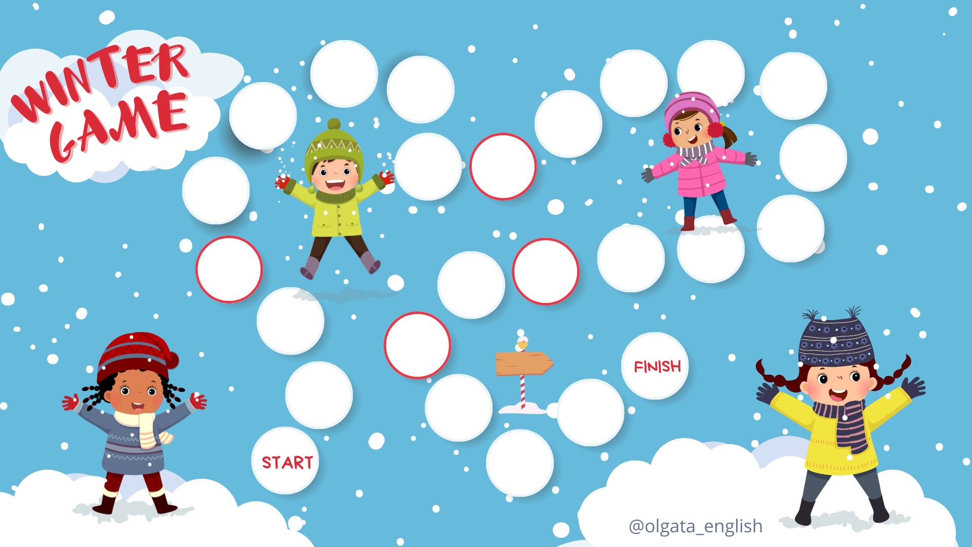 @olgata_english Winter game | Genially