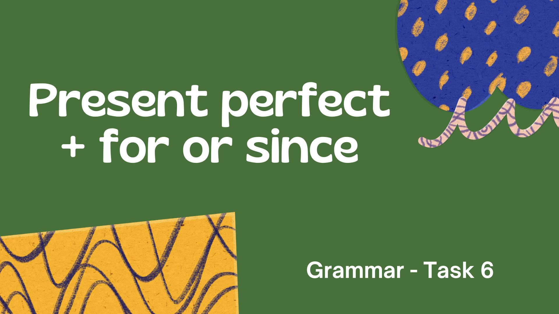 Task 6 - Inglés A2 | Genially