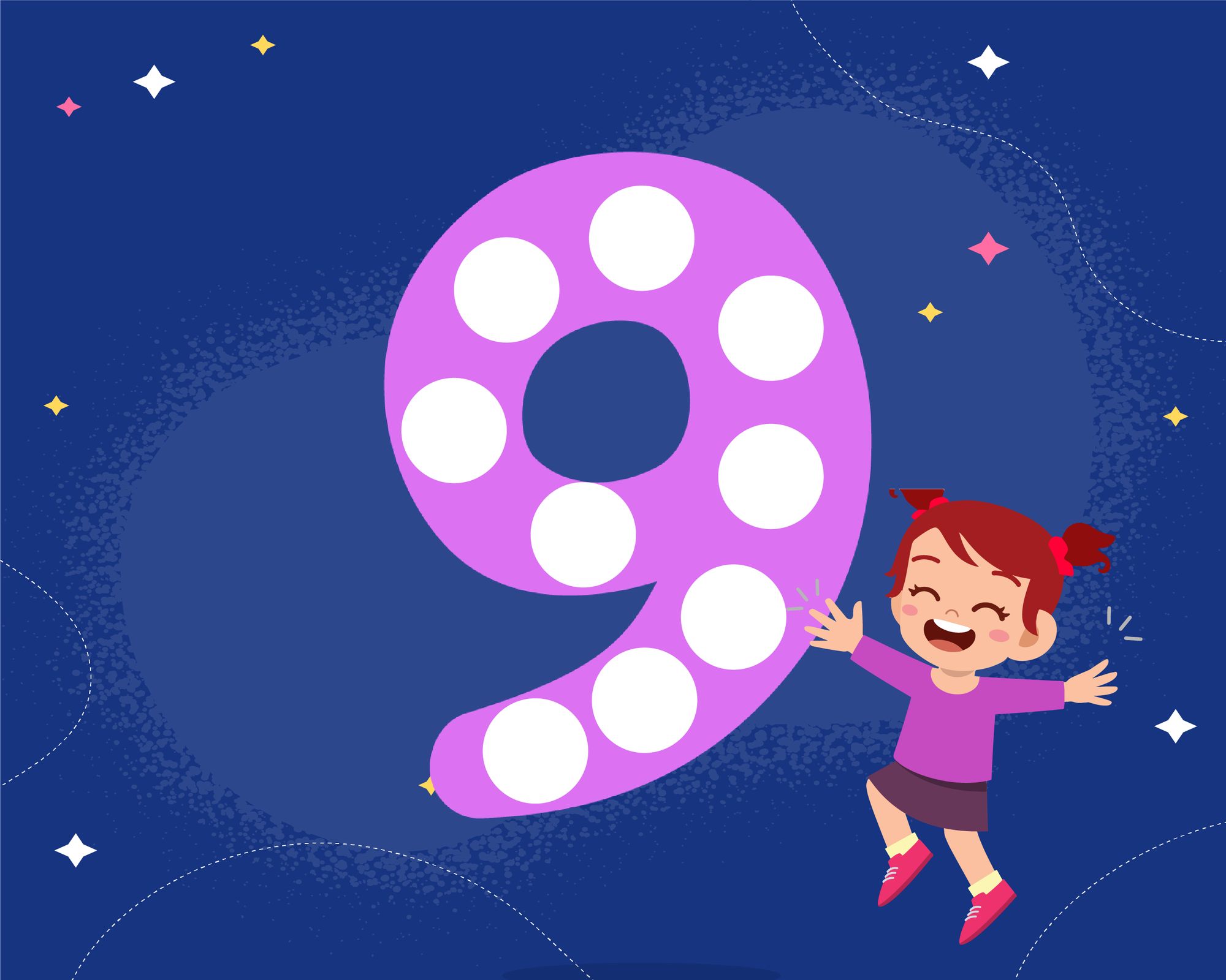 Drag 9 balls to fill your number - PREK | Genially