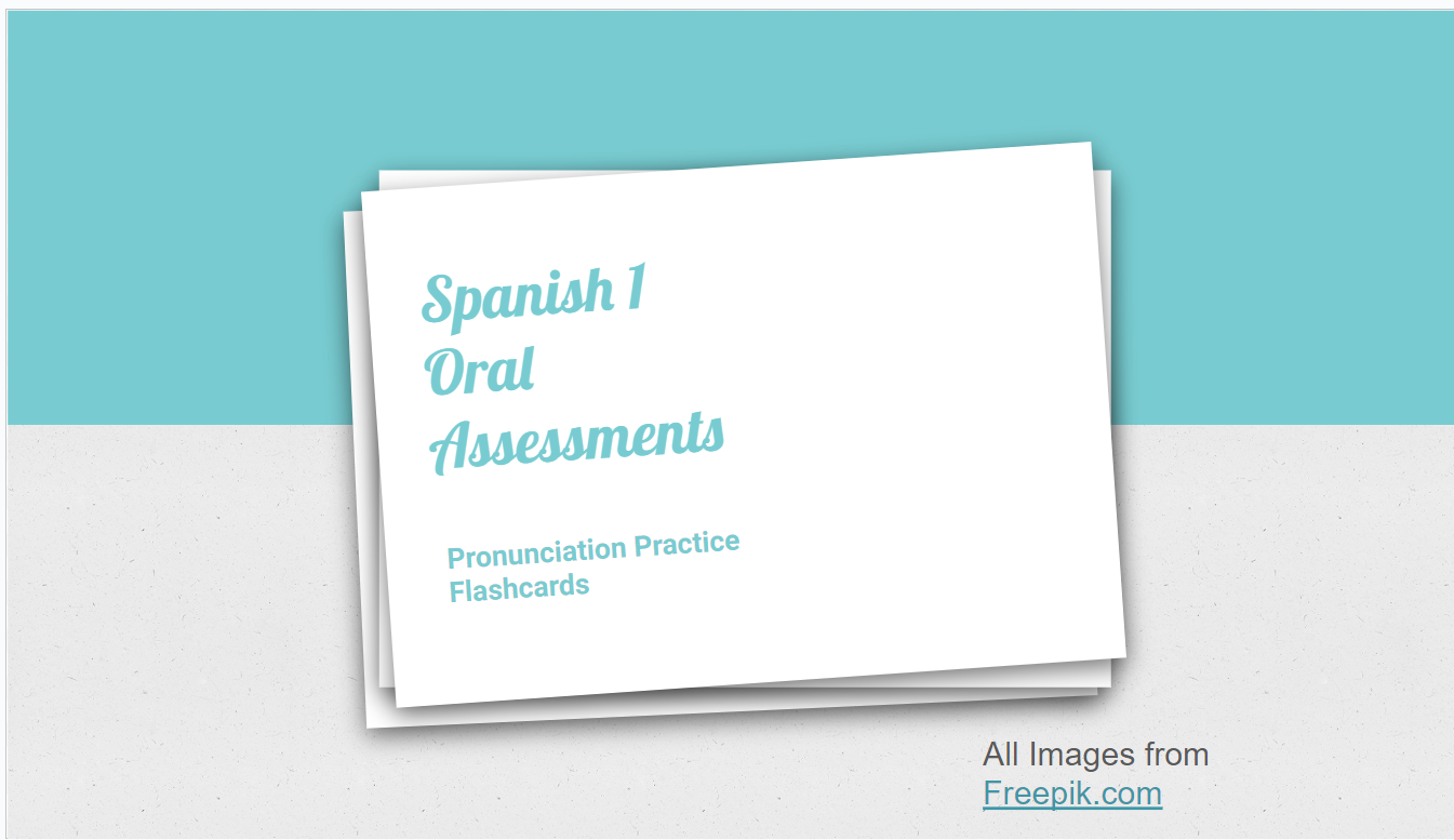 Sp 1 Oral Assessment Pronunciation Flashcards | Genially