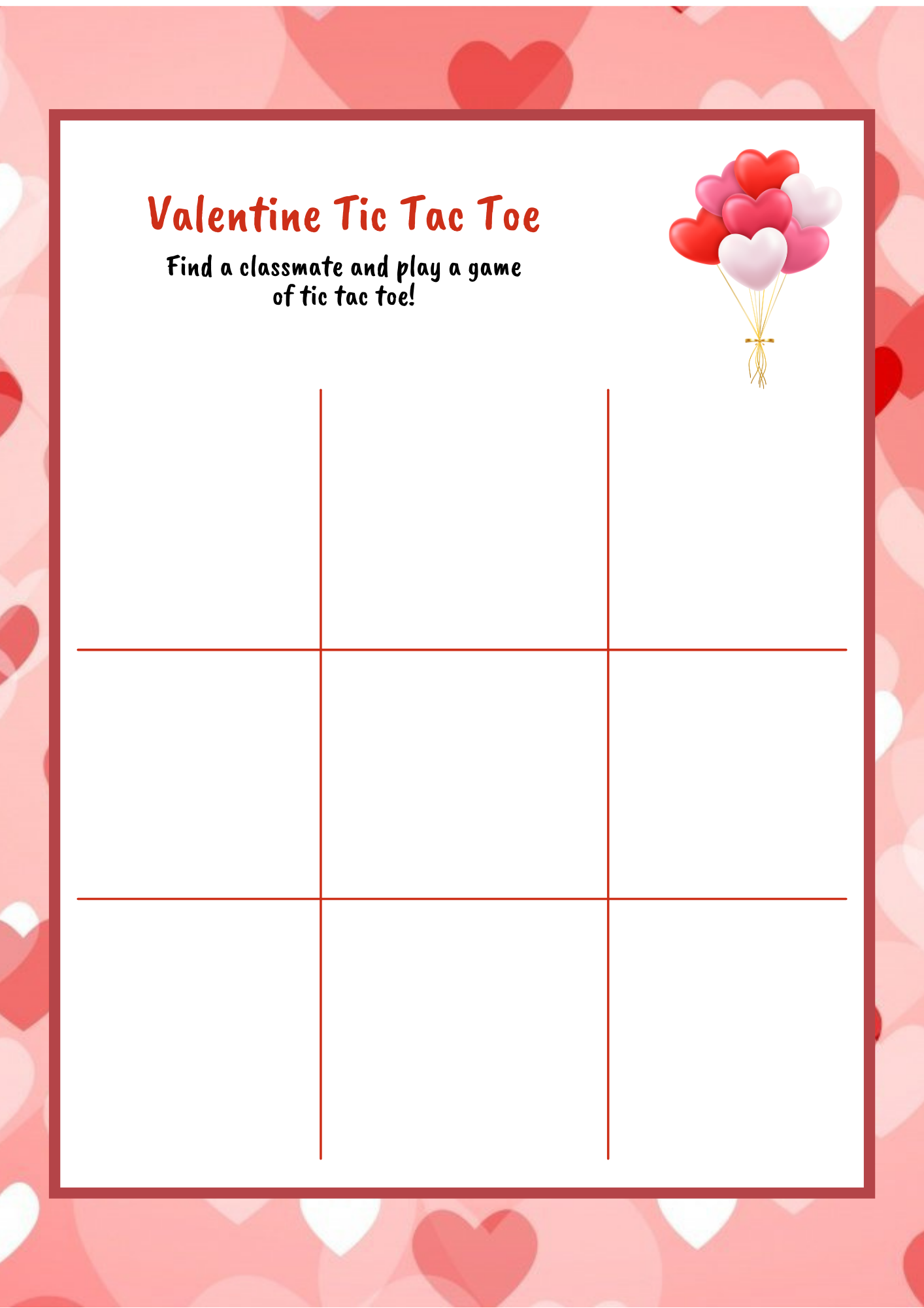 Valentine's Tic Tac Toe | Genially