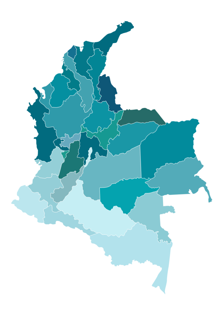 MAPA COLOMBIA: ÍNDICE POBREZA | Genially
