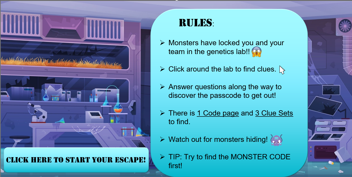 DNA Escape Room | Genially