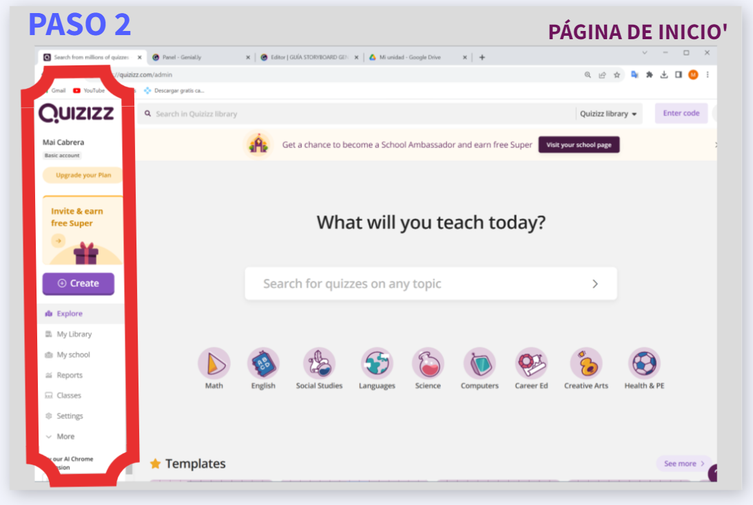 QUIZIZZ TUTORIAL | Genially