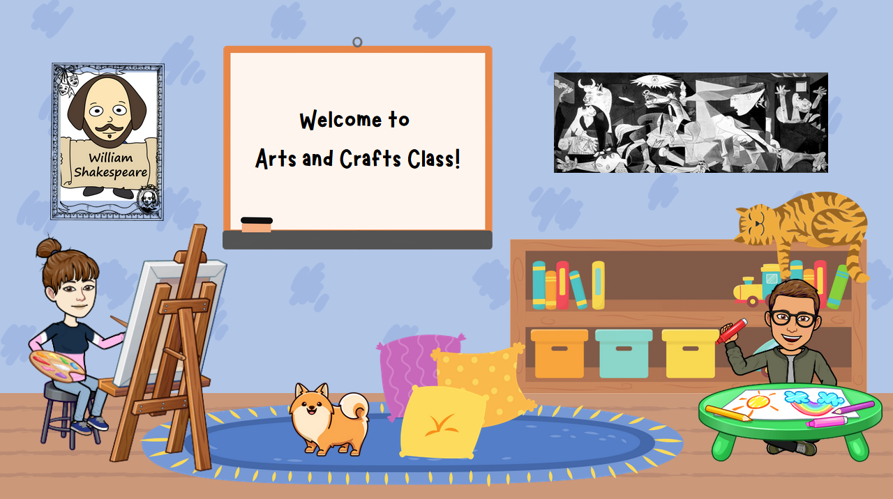 Aula 1º Arts and crafts | Genially